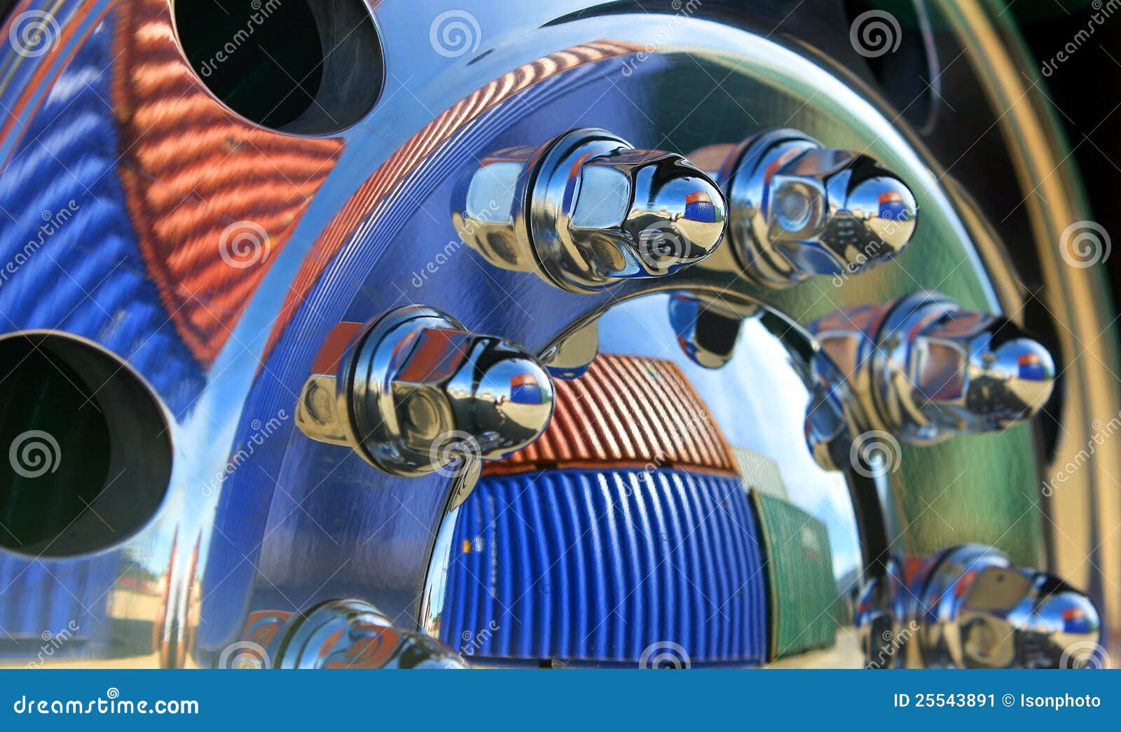 Truck Wheel with Containers Stock Image - Image of container, transport ...