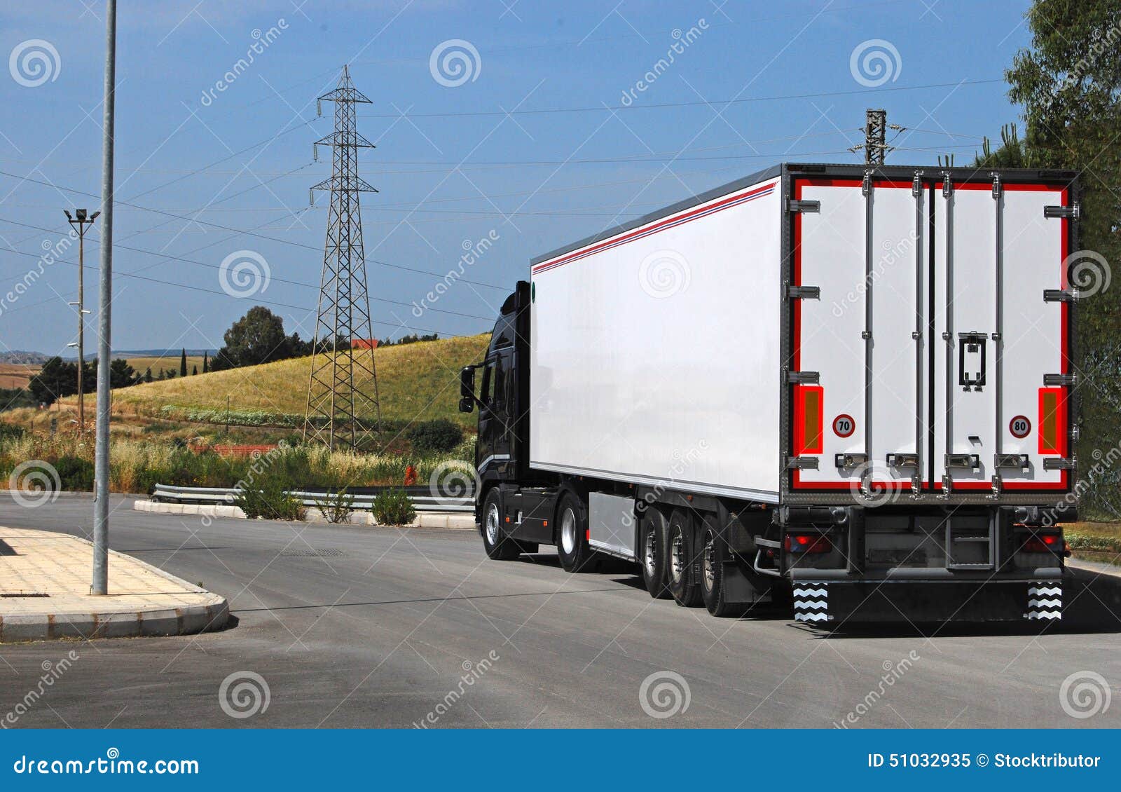 Trucking and logistics stock image. Image of europe, logistics - 51032935