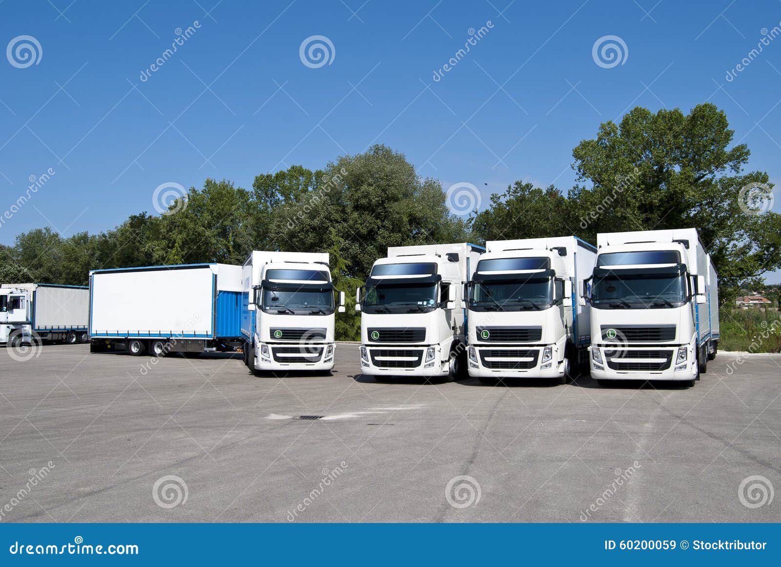 Trucking and logistics stock image. Image of asphalt - 60200059