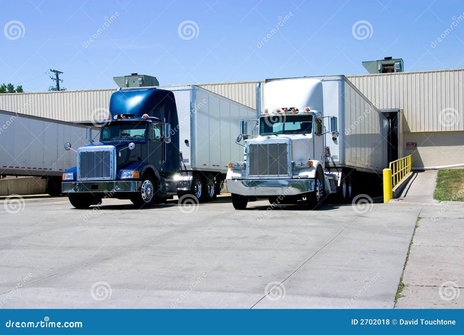 Trucks Loading stock photo. Image of unloading, shipping - 2702018