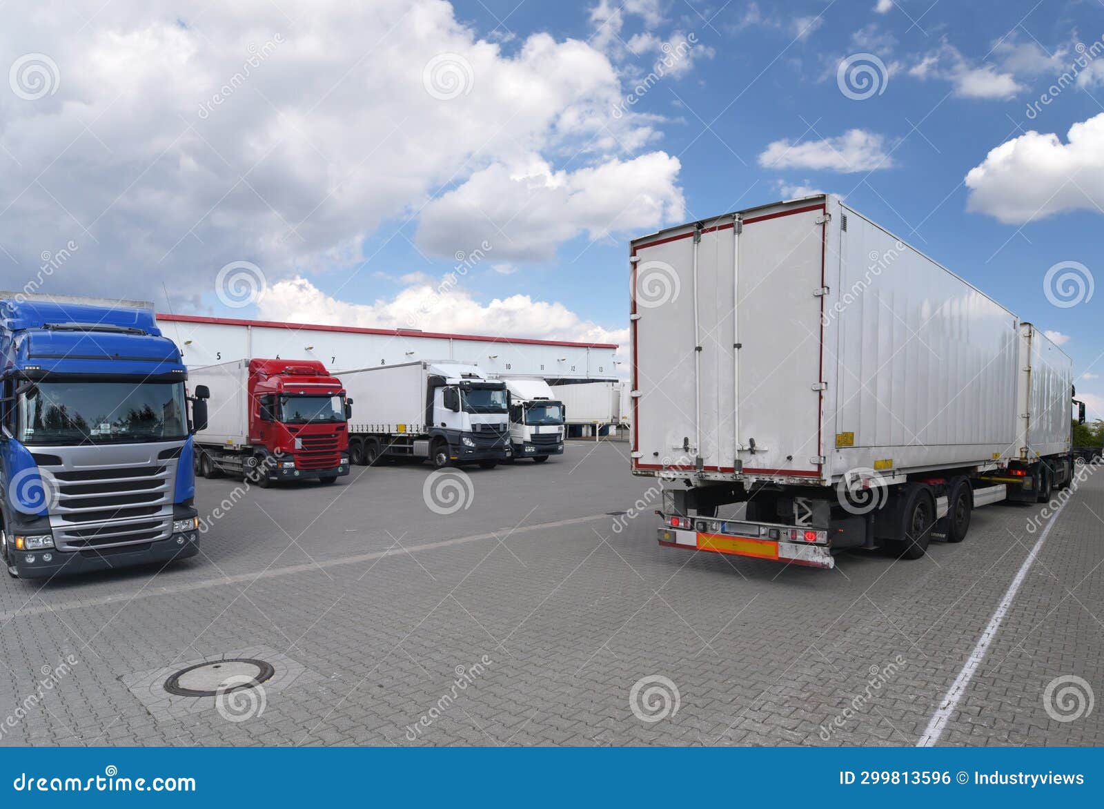 Trucks Loading Stock Photography | CartoonDealer.com #2702018
