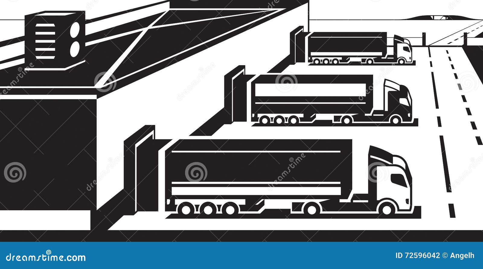 Loading Goods In Warehouse Vector Illustration, Cartoon Flat Worker ...