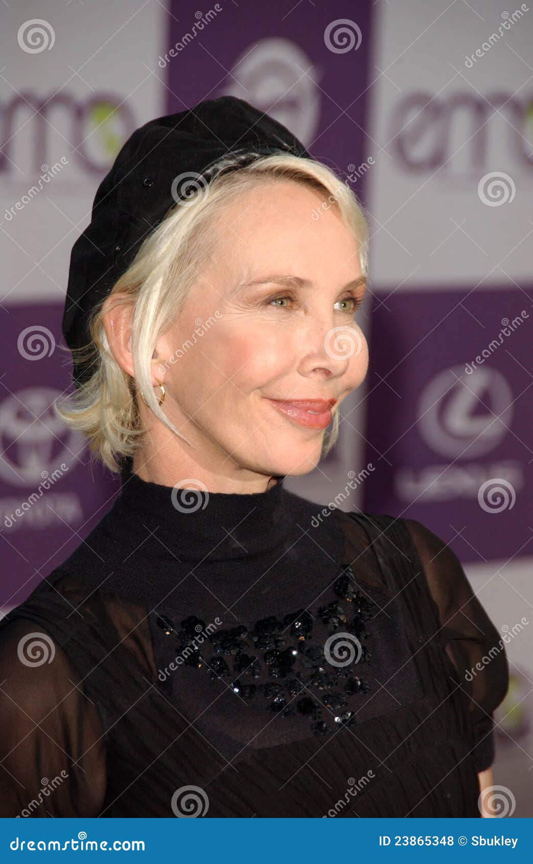 Trudie Styler foto de archivo editorial. Imagen de club - 23865348