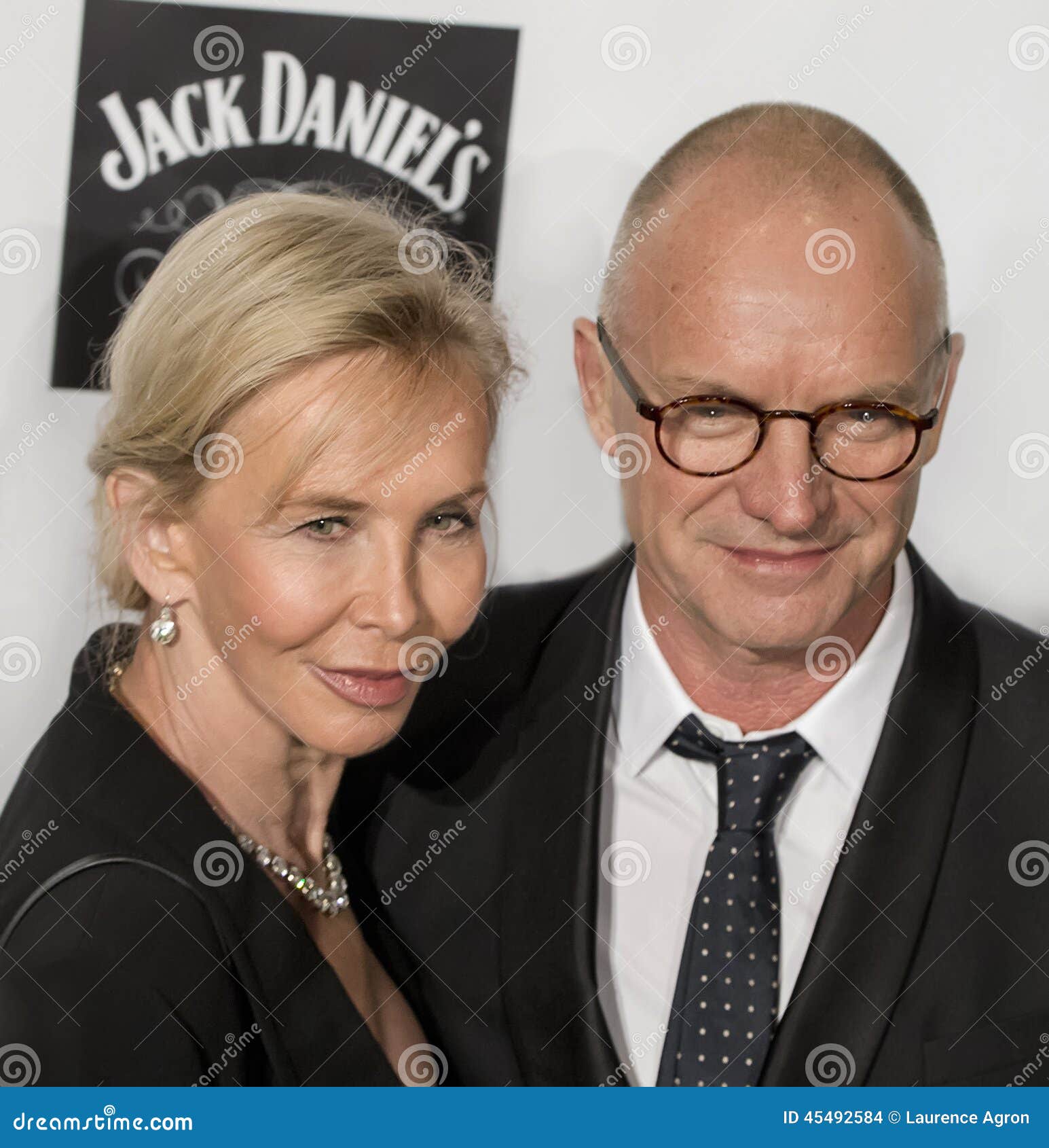 Trudie Styler y Sting imagen de archivo editorial. Imagen de delgado ...