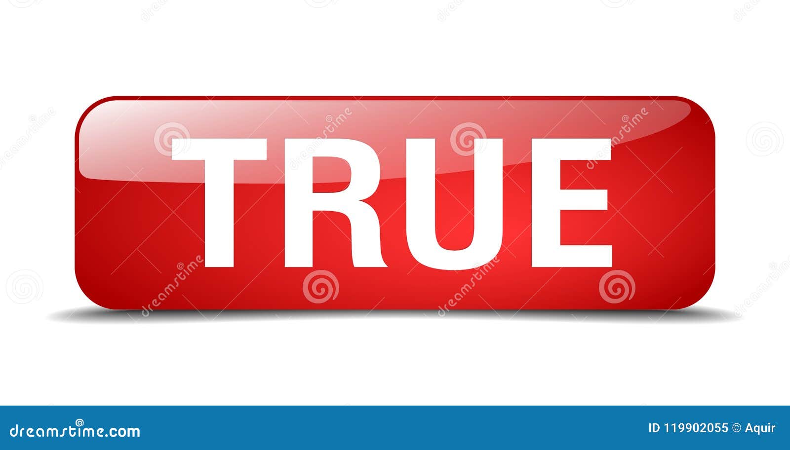 True button stock vector. Illustration of shine, square - 119902055