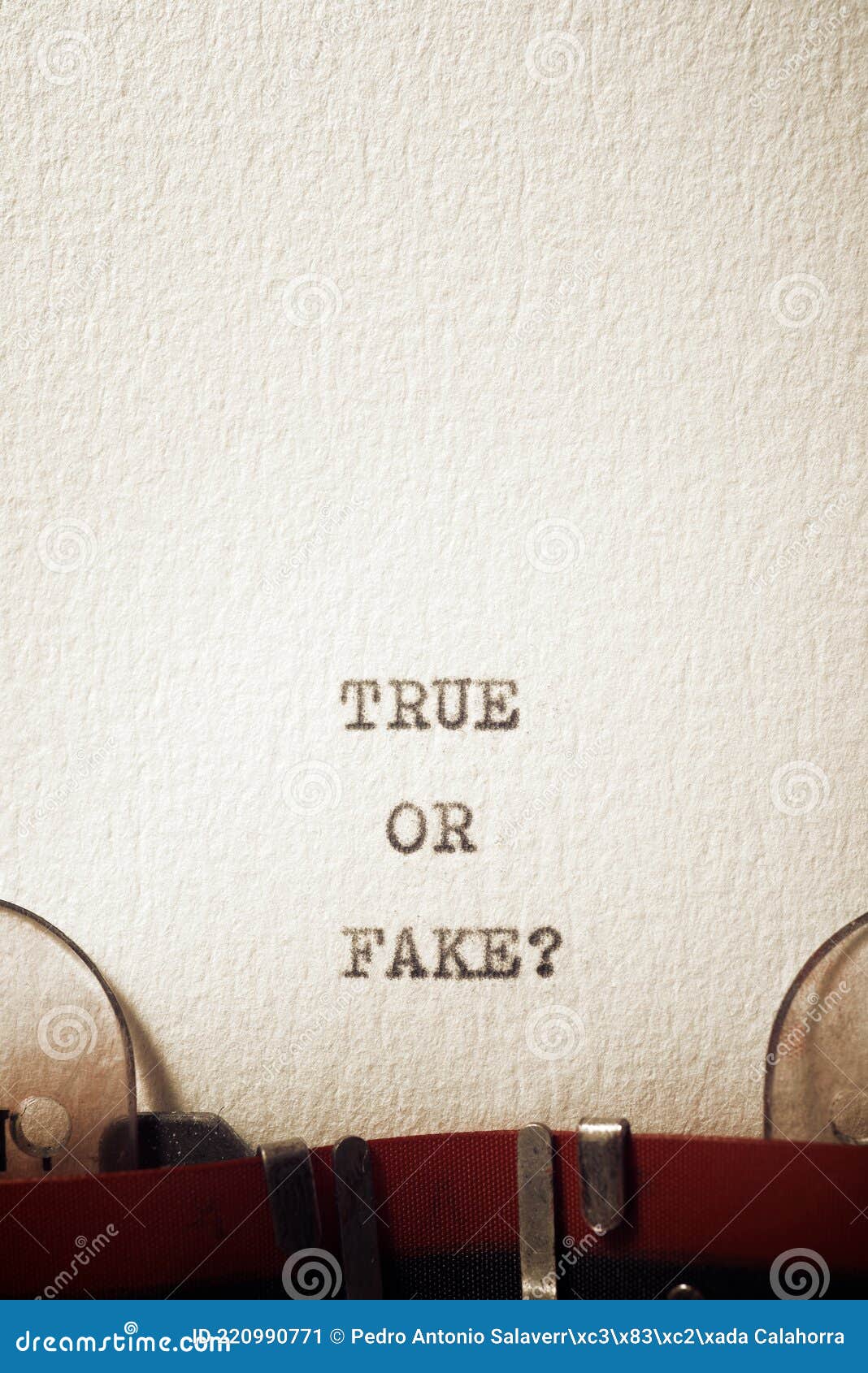 True or fake stock image. Image of reality, media, concept - 220990771