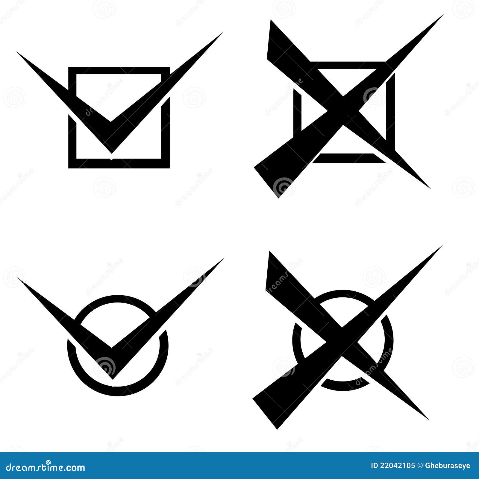 True or false stock vector. Illustration of check, enter - 22042105