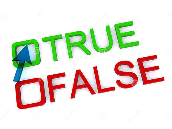 True and false stock illustration. Illustration of correct - 8773035