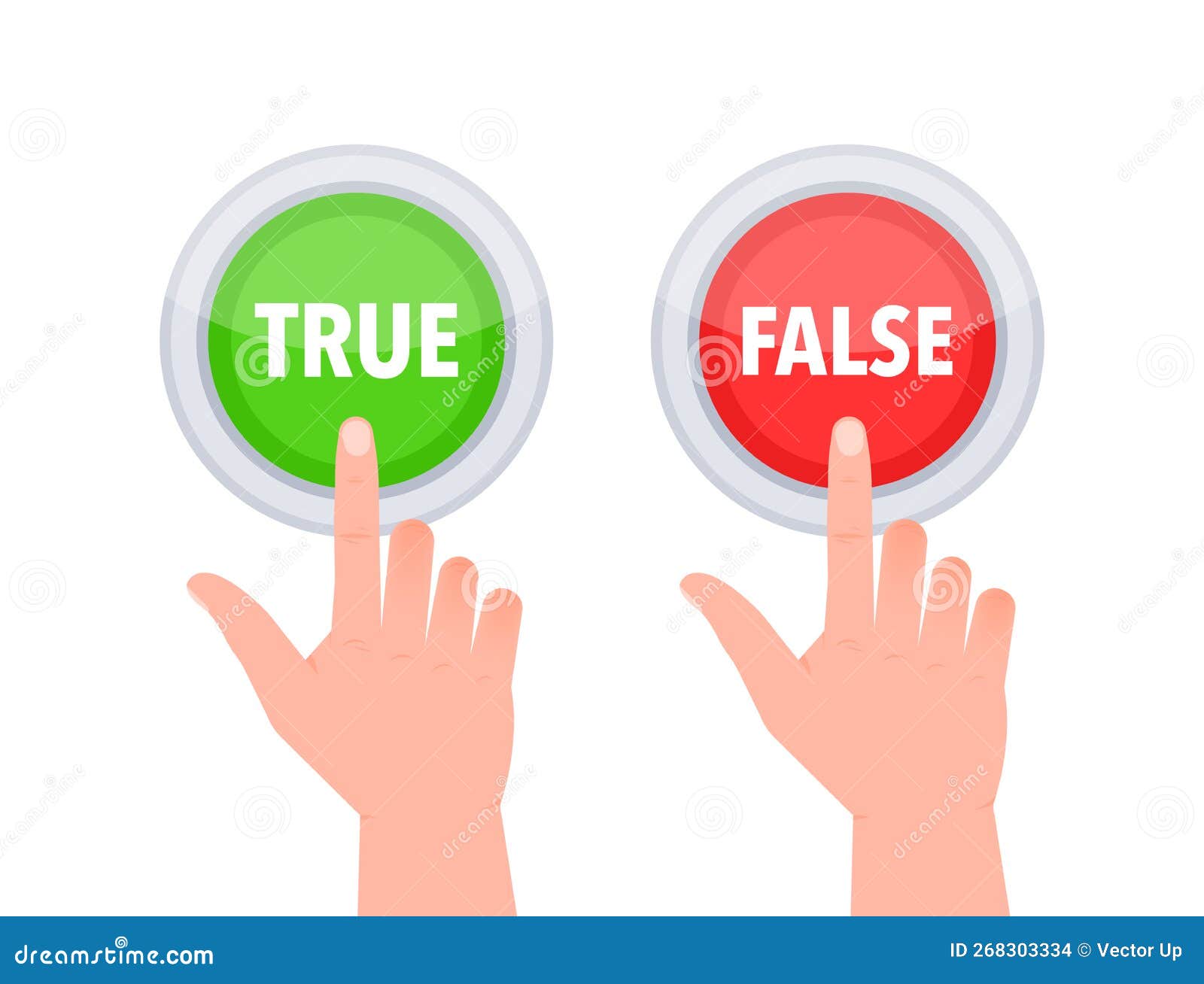 True False Button, Sign. Check Mark and Cross. Stock Vector ... True False Button, Sign. Check Mark and Cross. Stock Vector ...
