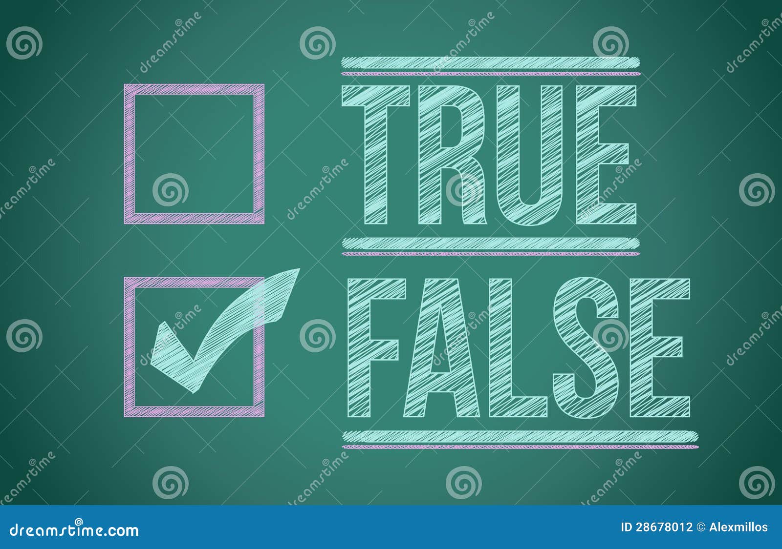 True And False Check Box Royalty-Free Stock Image | CartoonDealer.com ...