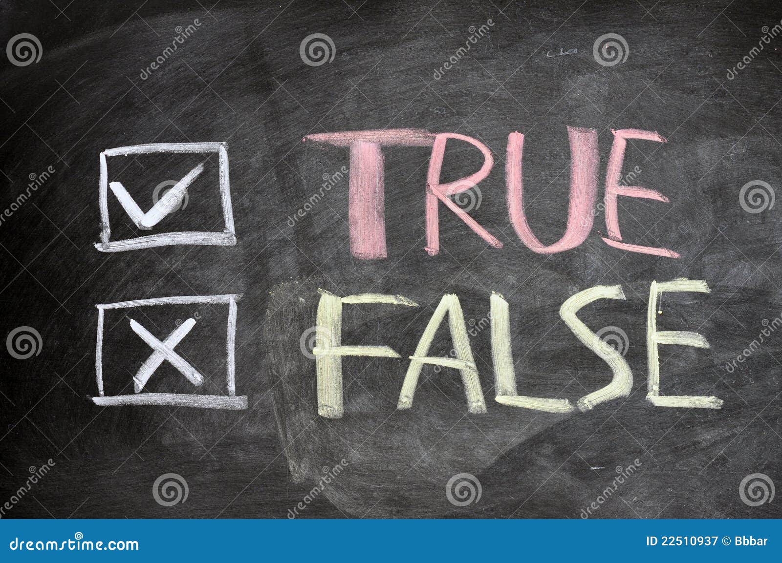 True Or False Cartoon Vector | CartoonDealer.com #38378045