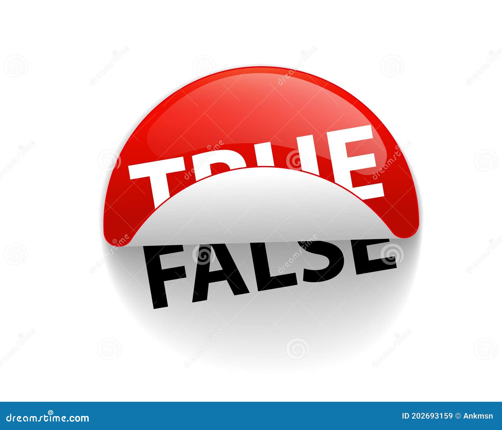 True and False, Creative Sticker Label Vector Stock Vector ...