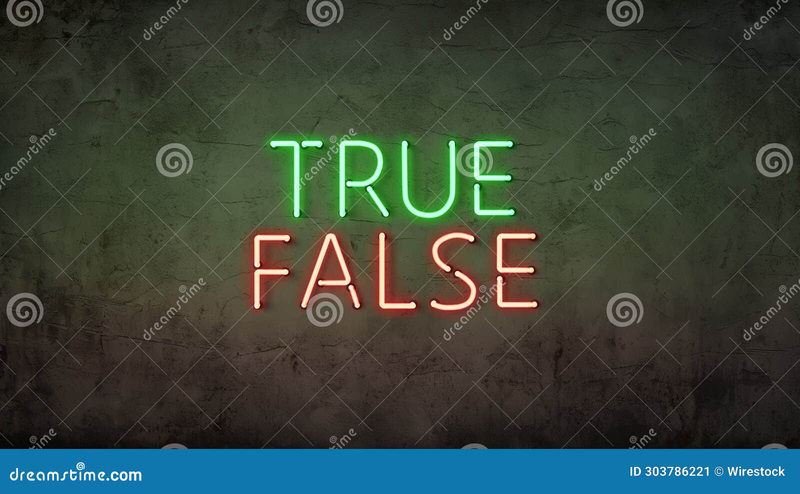 True and False Narratives on Grunge Background. Stock Image - Image of ...
