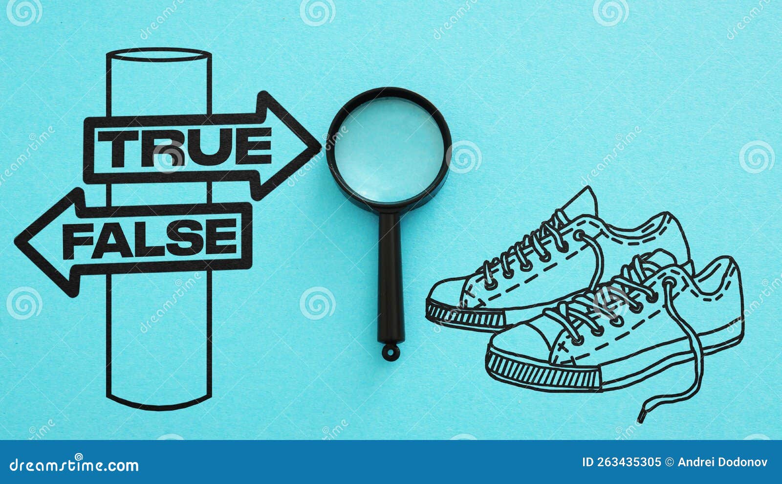 True or False is Shown Using the Text Stock Image - Image of idea, word ...