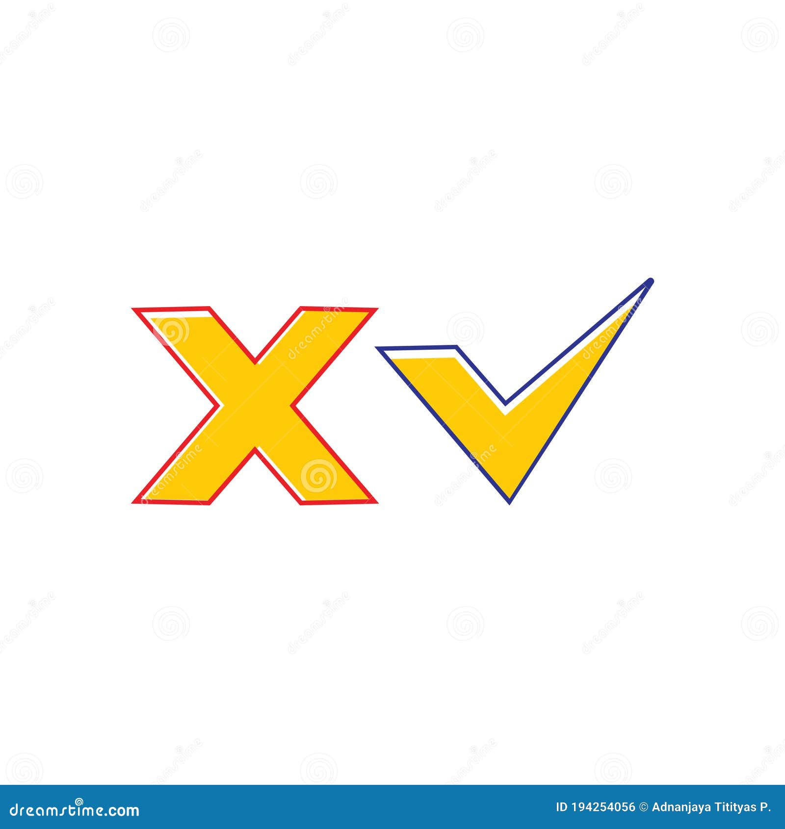 True false symbol vector stock vector. Illustration of right - 194254056