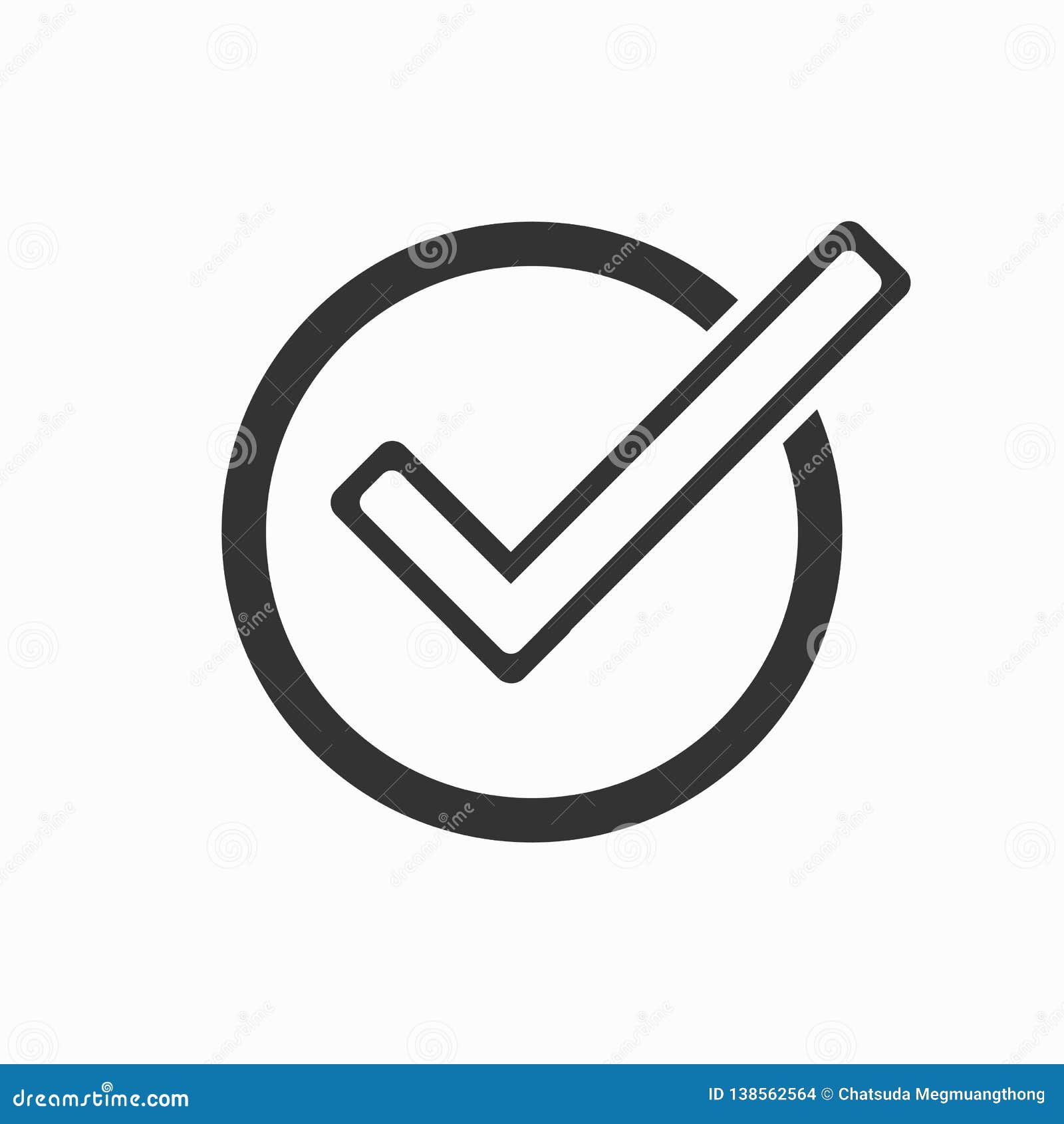 True Icon, Check, Mark, Yes Stock Vector - Illustration of tick ...