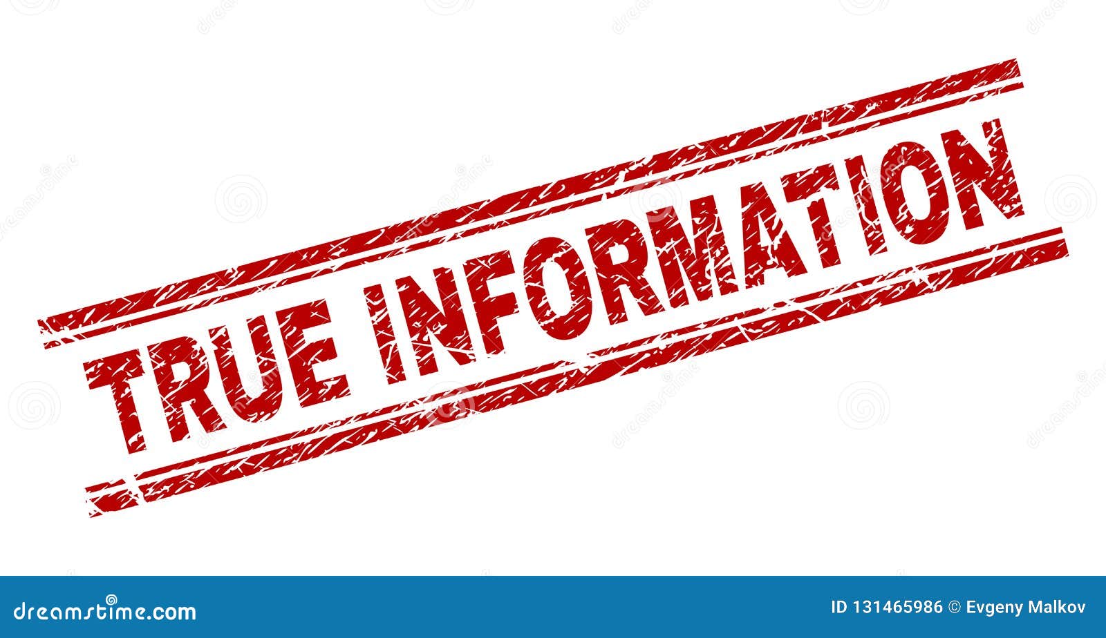 Scratched Textured TRUE INFORMATION Stamp Seal Stock Vector ...
