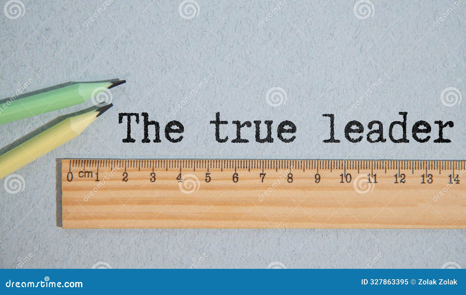 The TRUE LEADER Text Written on Sticky on Grey Background. Stock Image ...