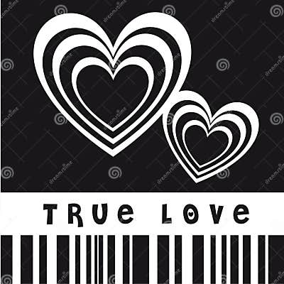 True love stock vector. Illustration of draw, black, blank - 22966553