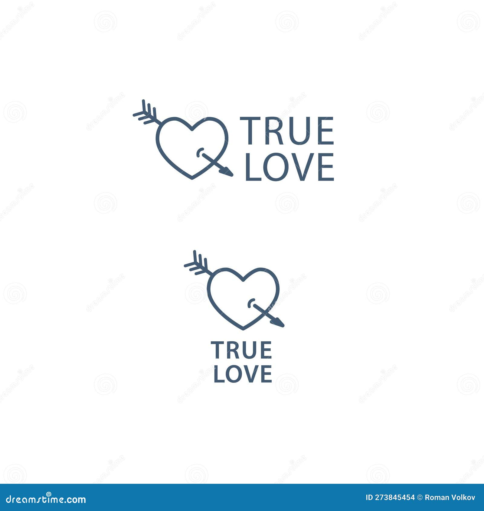 True Love. Heart with Arrow Icon Stock Vector - Illustration of ...