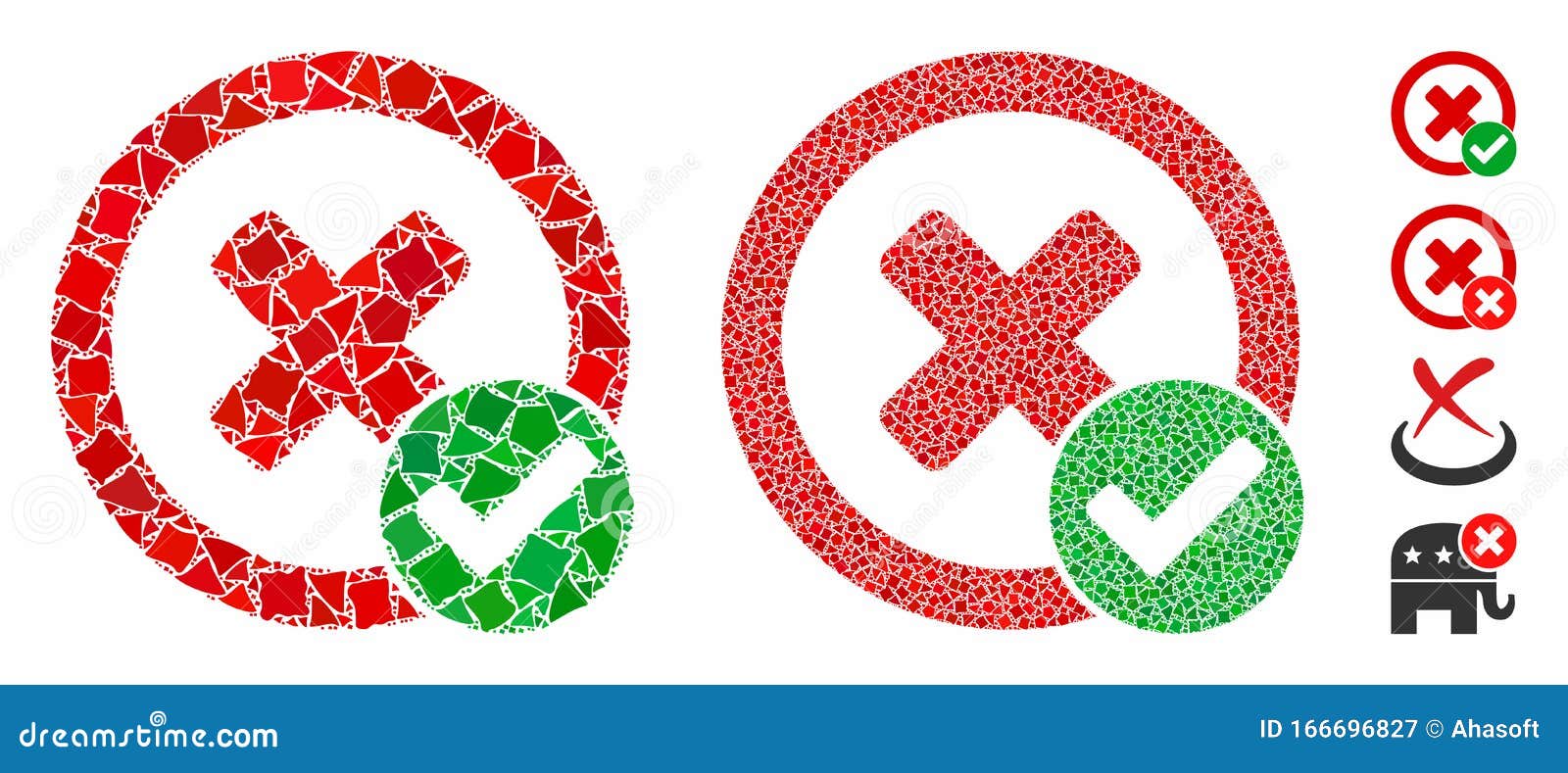 True Negative Composition Icon of Humpy Elements Stock Vector ...