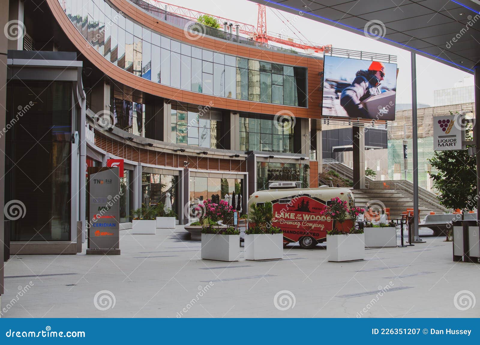 True North Square in Downtown Winnipeg, Manitoba, Canada Editorial ...