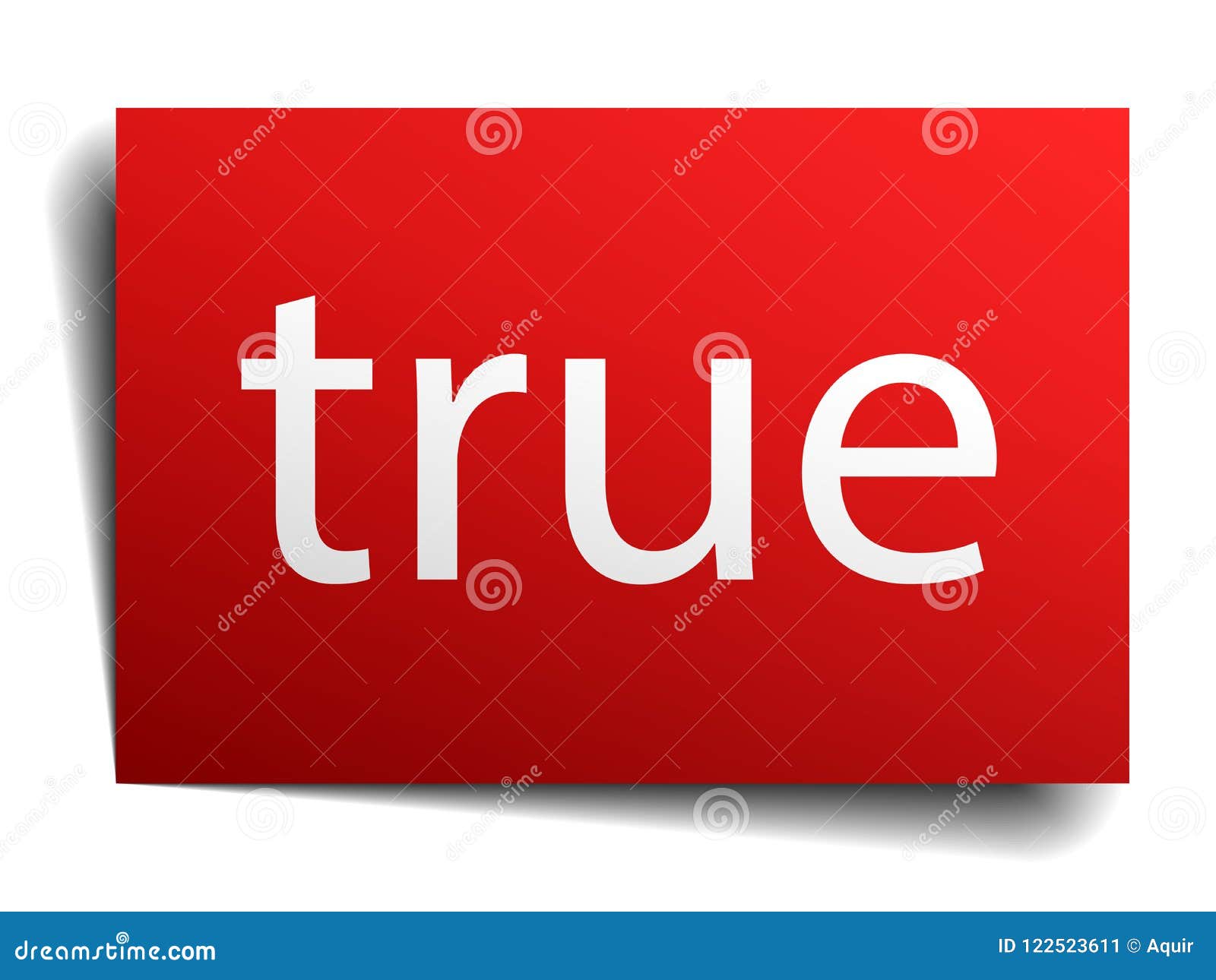 True sign stock vector. Illustration of label, sign - 122523611