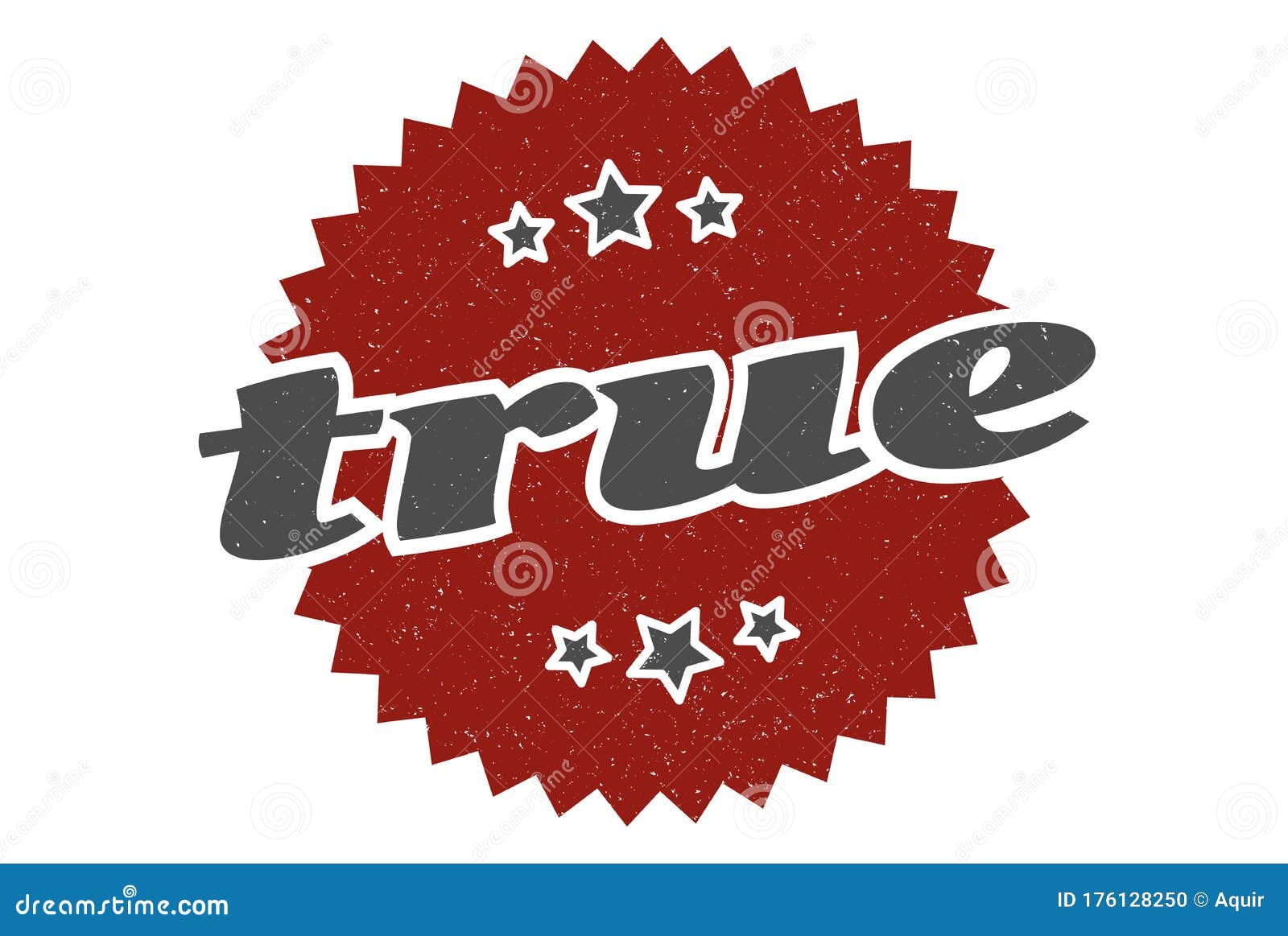 True Sign. True Vintage Retro Label Stock Vector - Illustration of ...