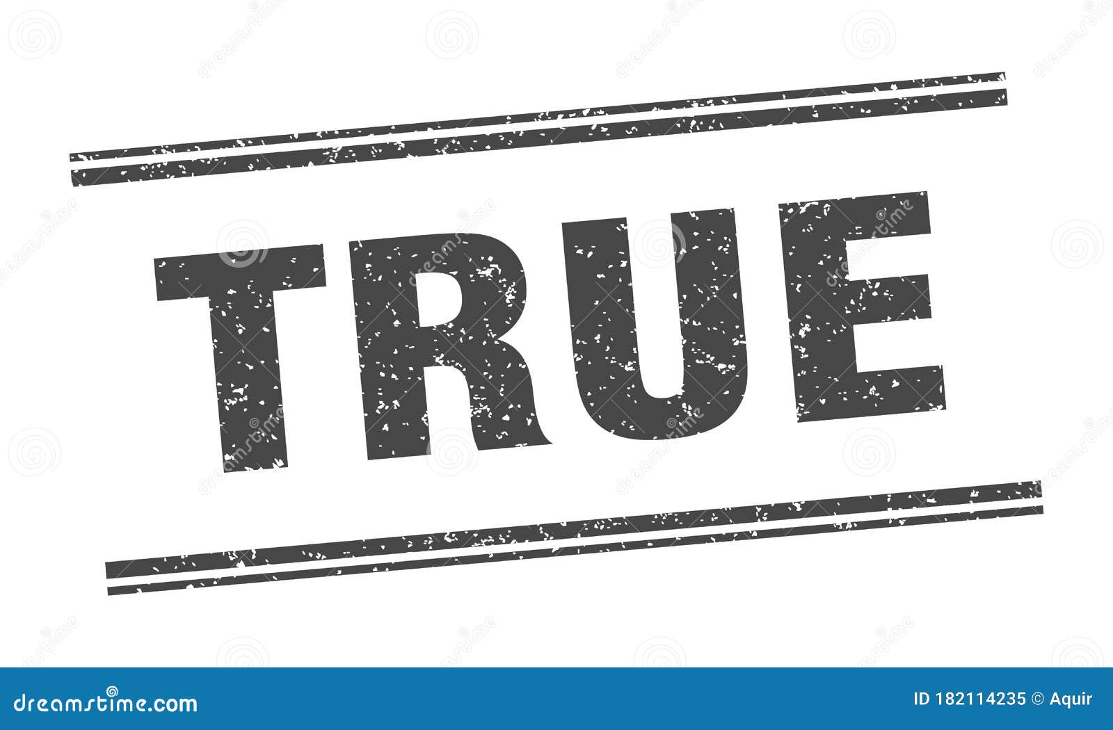 True Stamp. True Square Grunge Sign Stock Vector - Illustration of ...