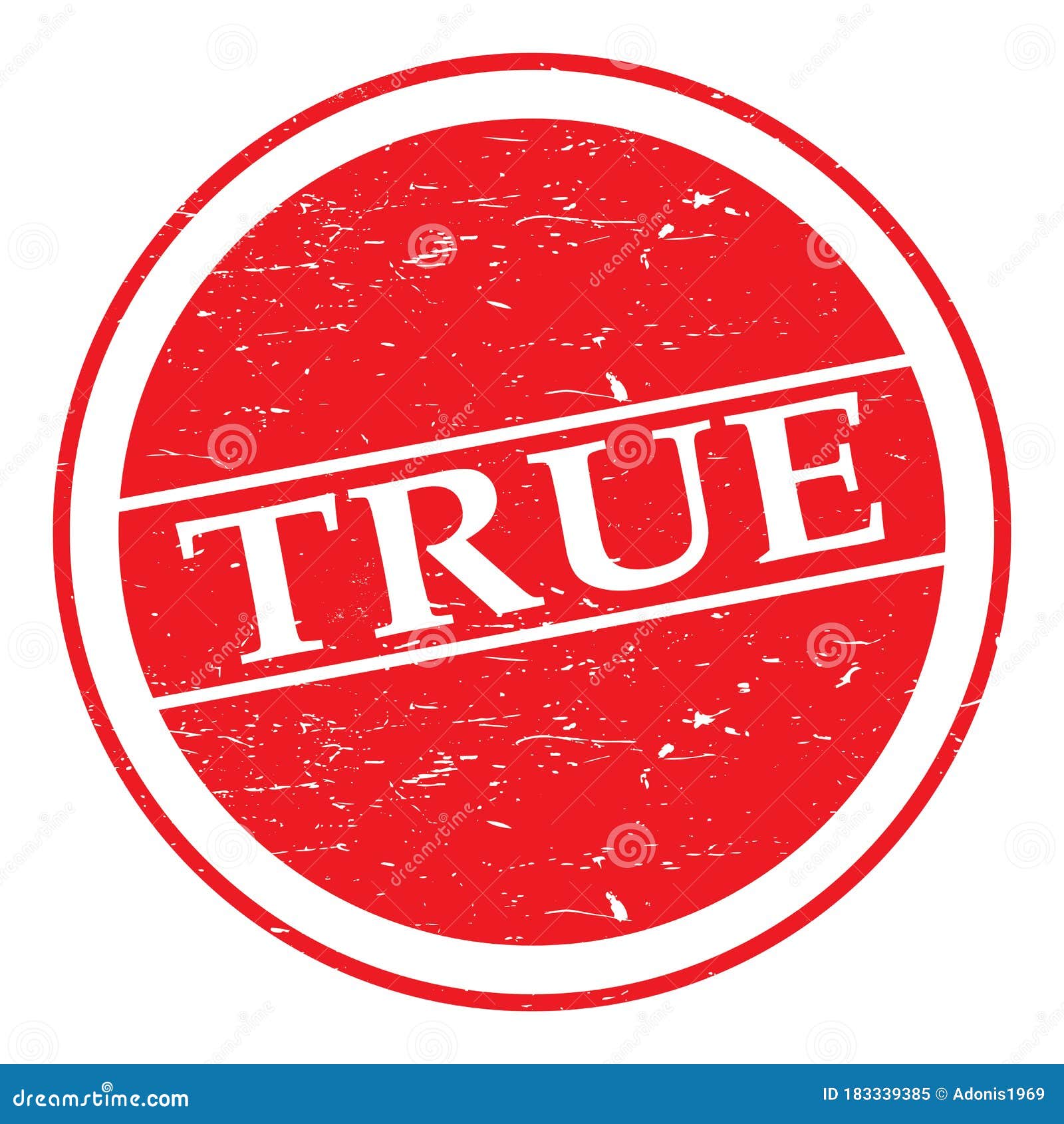 True stamp stock illustration. Illustration of proof - 183339385