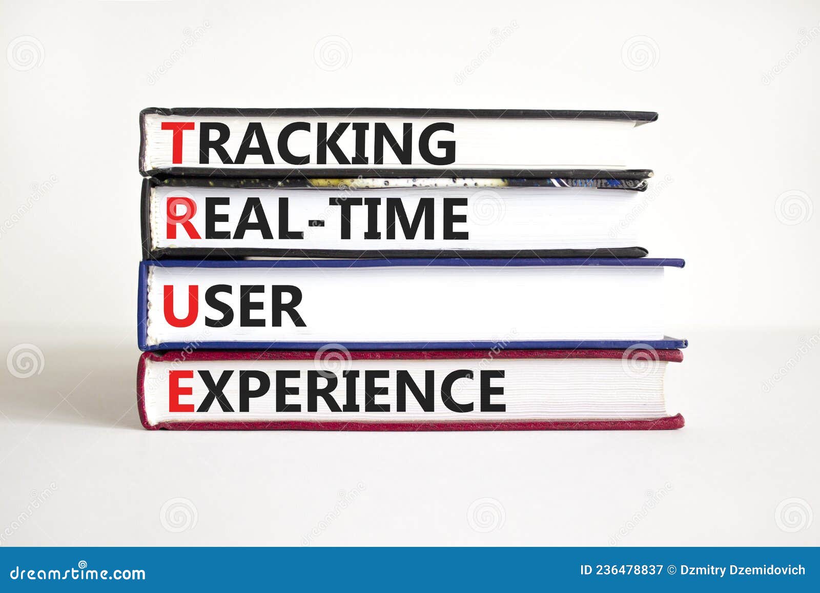 TRUE Tracking Real-time User Experience Symbol. Concept Words TRUE ...