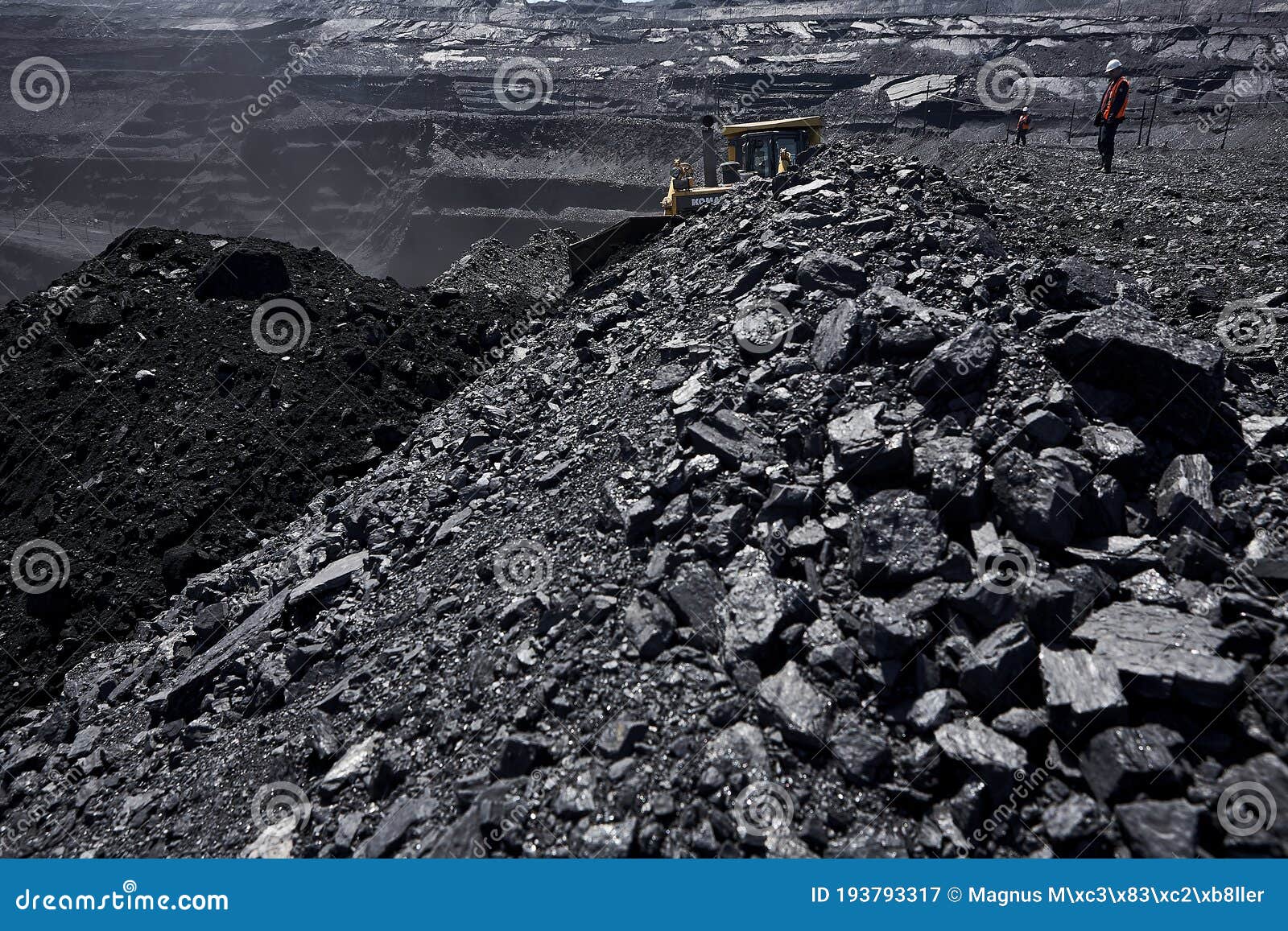World`s Largest Coal Mine in Kazakstan Stock Image - Image of ...