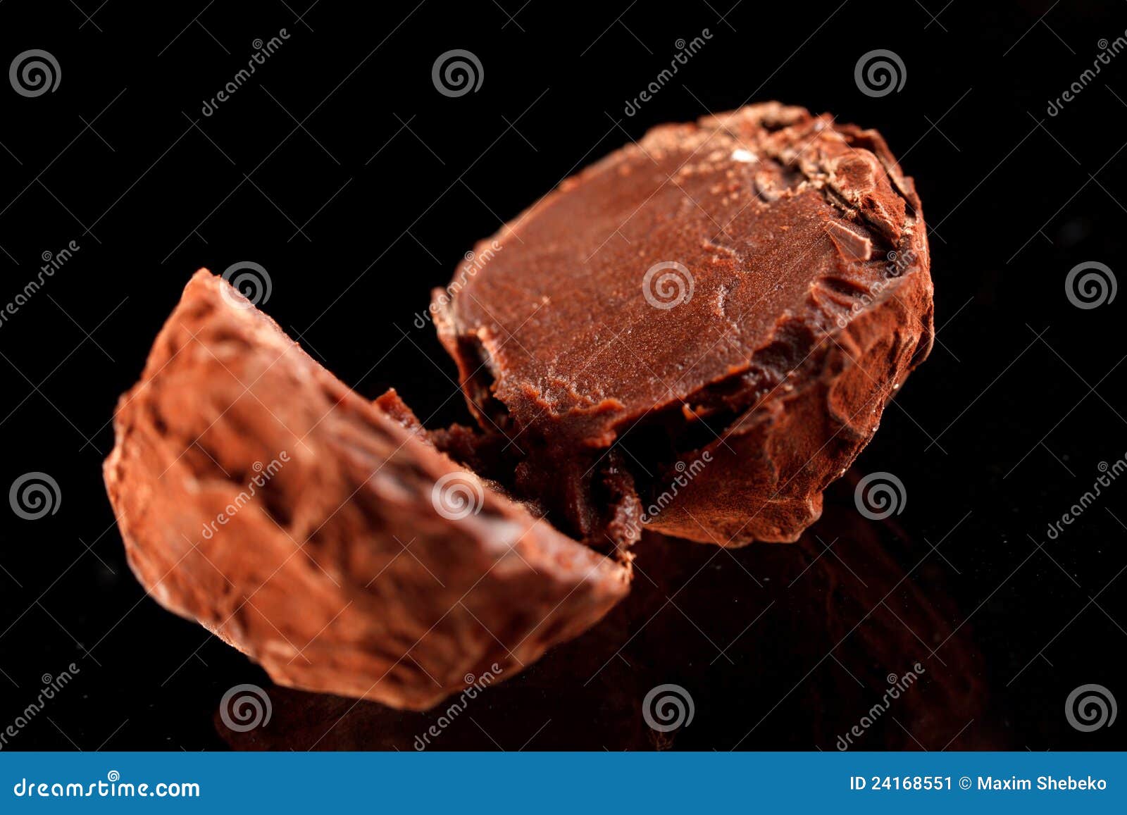 Truffle stock image. Image of powder, dessert, pastry - 24168551
