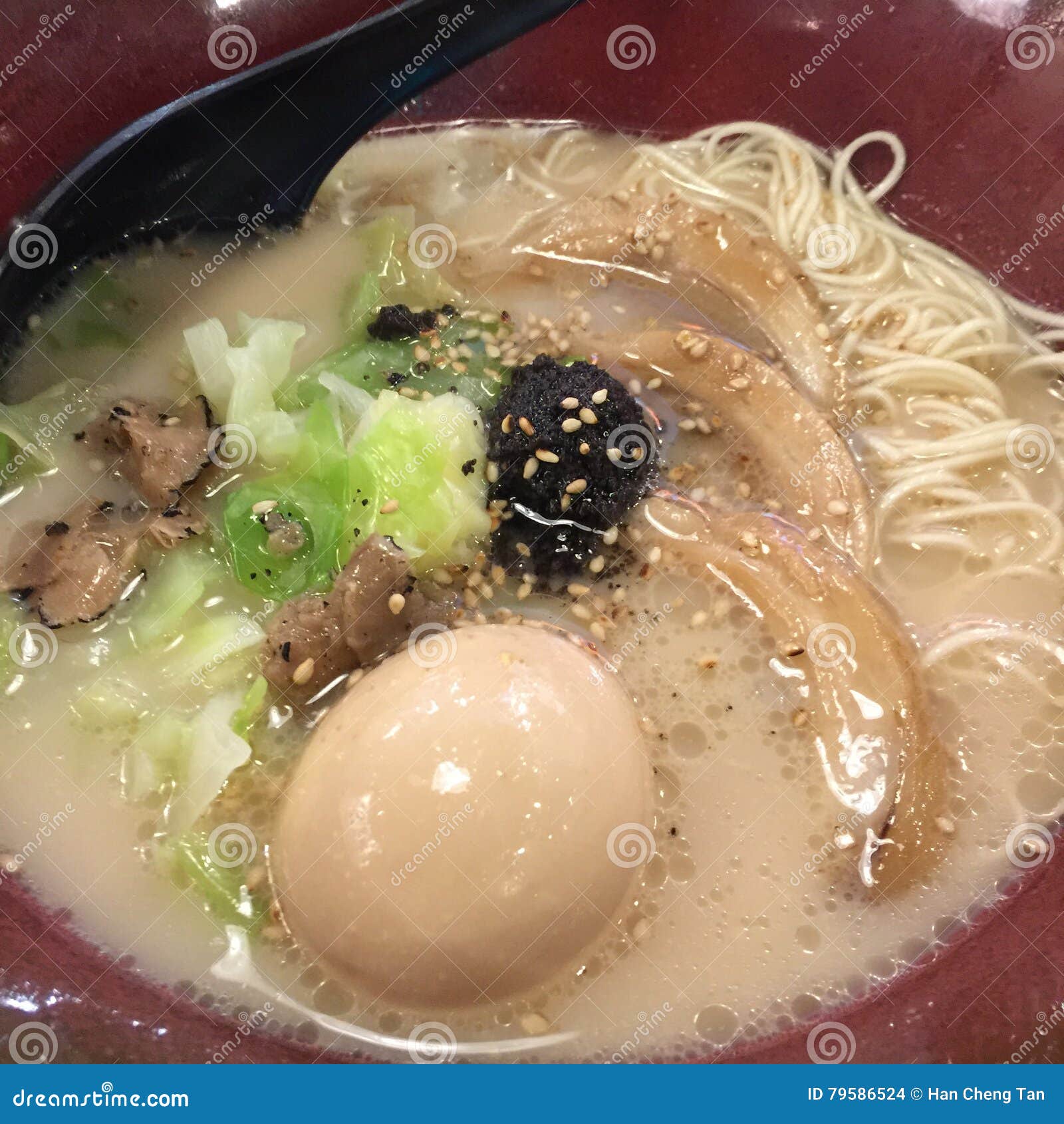 Truffle Ramen stock photo. Image of sliced, truffle, japanese - 79586524