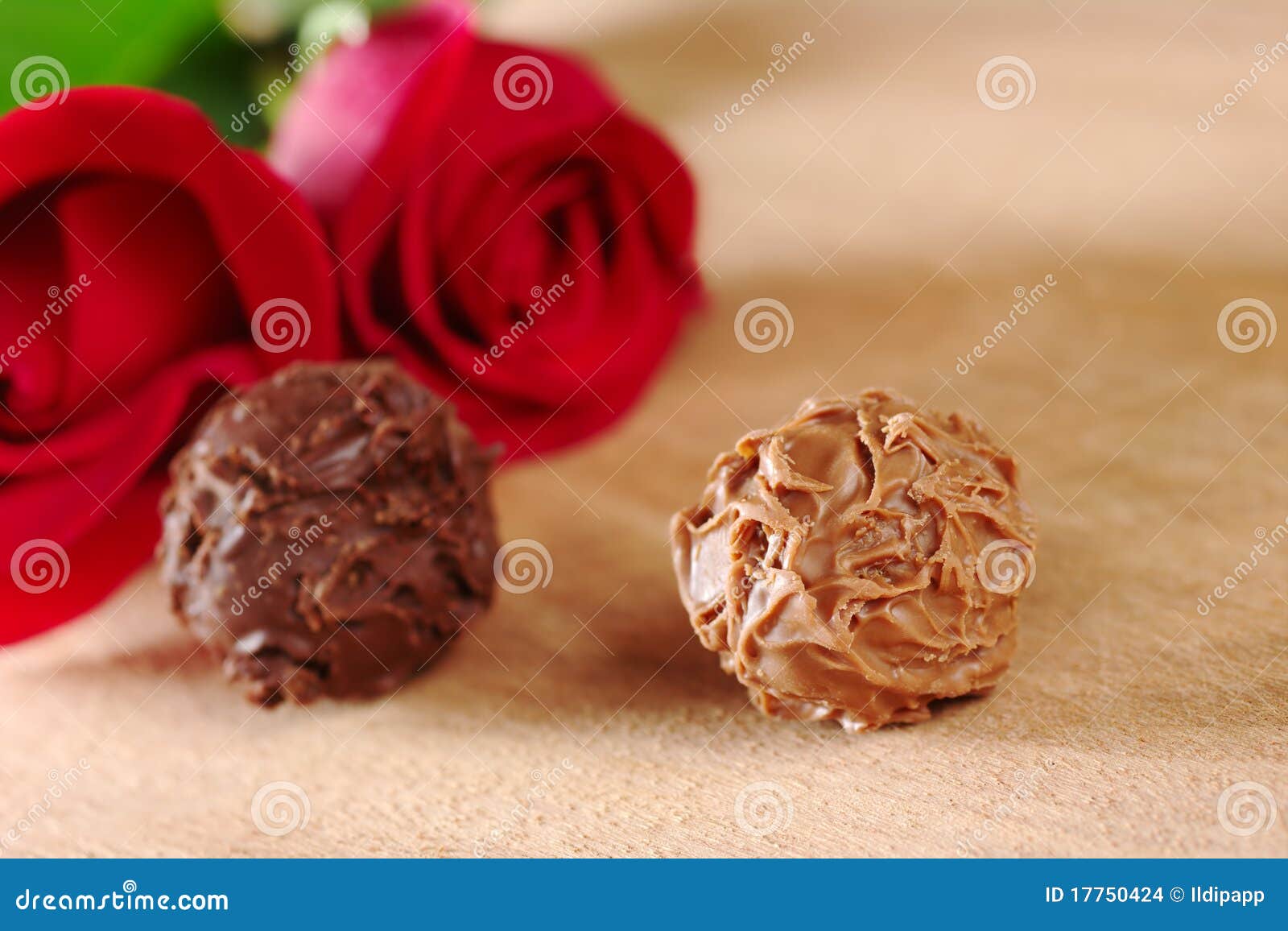Truffle with Red Roses stock photo. Image of truffle - 17750424