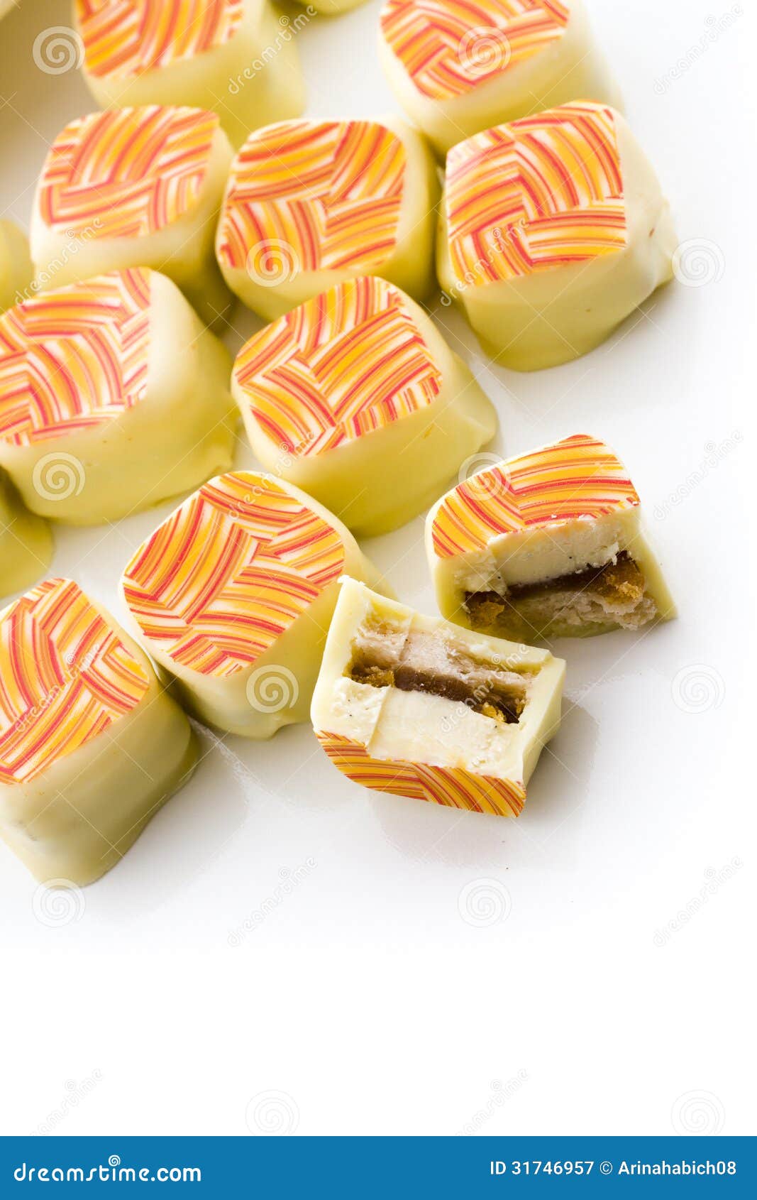 Truffles stock image. Image of square, truffles, round - 31746957