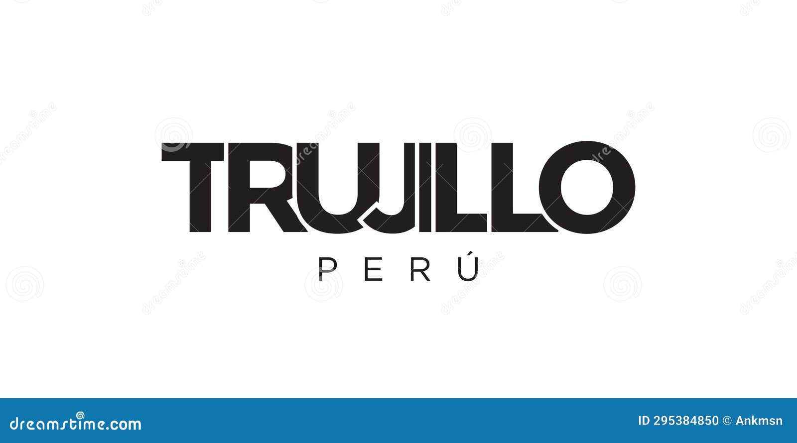 Trujillo in the Peru Emblem. the Design Features a Geometric Style ...
