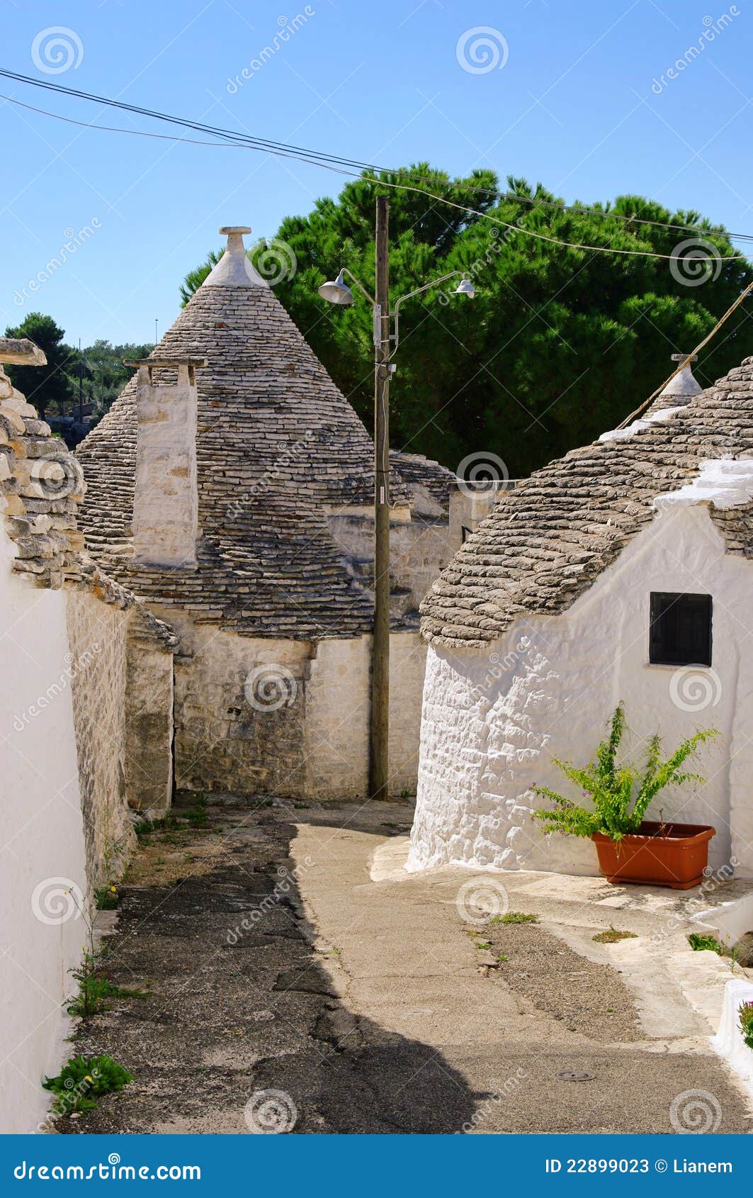 Trulli stock image. Image of building, trulli, street - 22899023