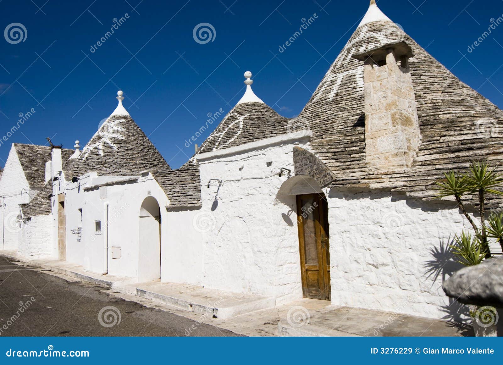 Trulli stock image. Image of wall, medieval, apulia, conical - 3276229