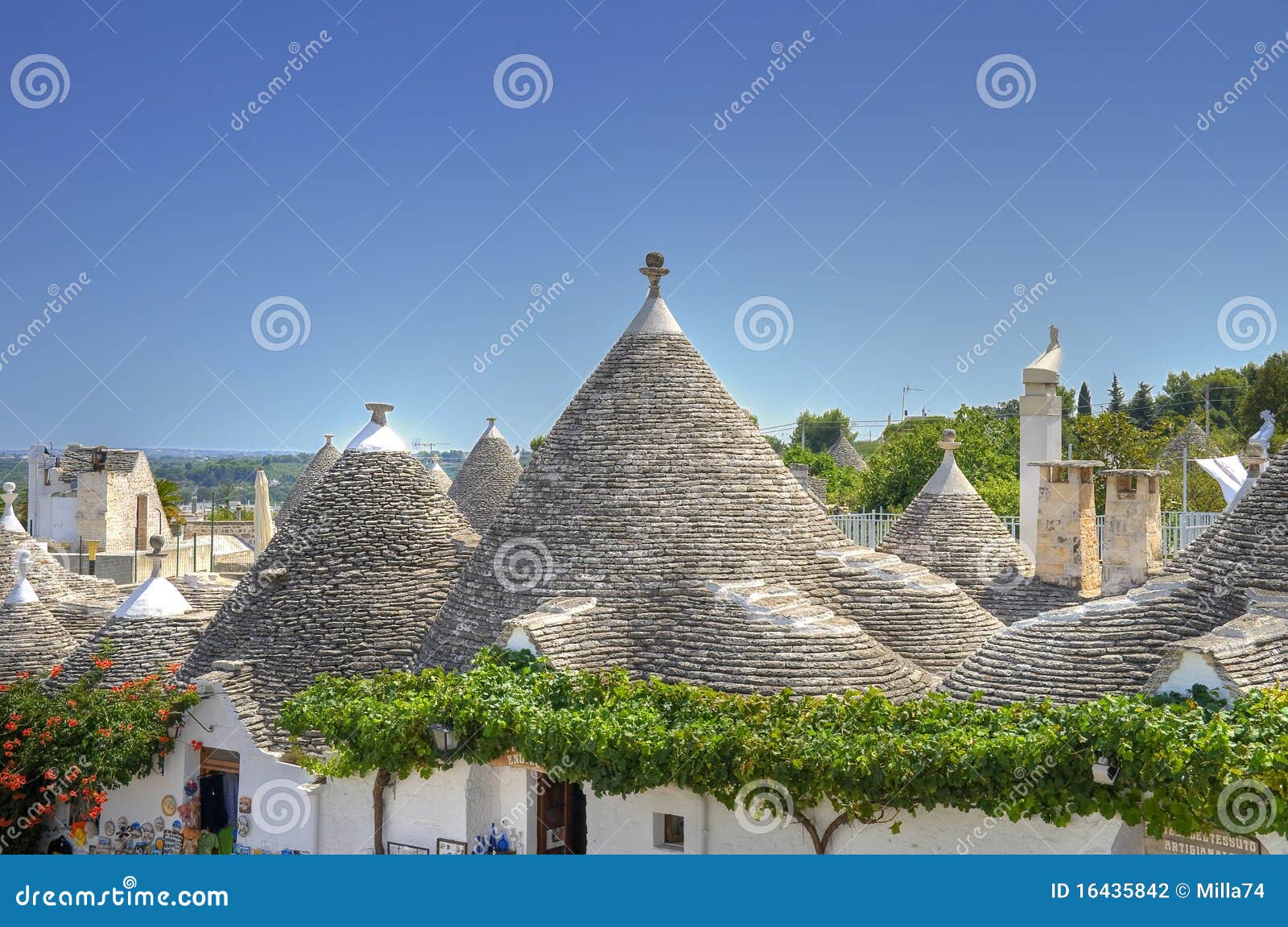 Trulli. Alberobello. Apulia Stock Photo - Image of italy, roofed: 16435842