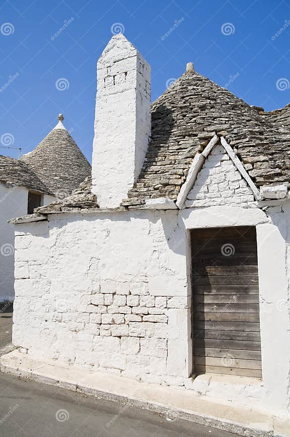 Trulli. Alberobello. Apulia. Stock Photo - Image of pinnacle, limestone ...