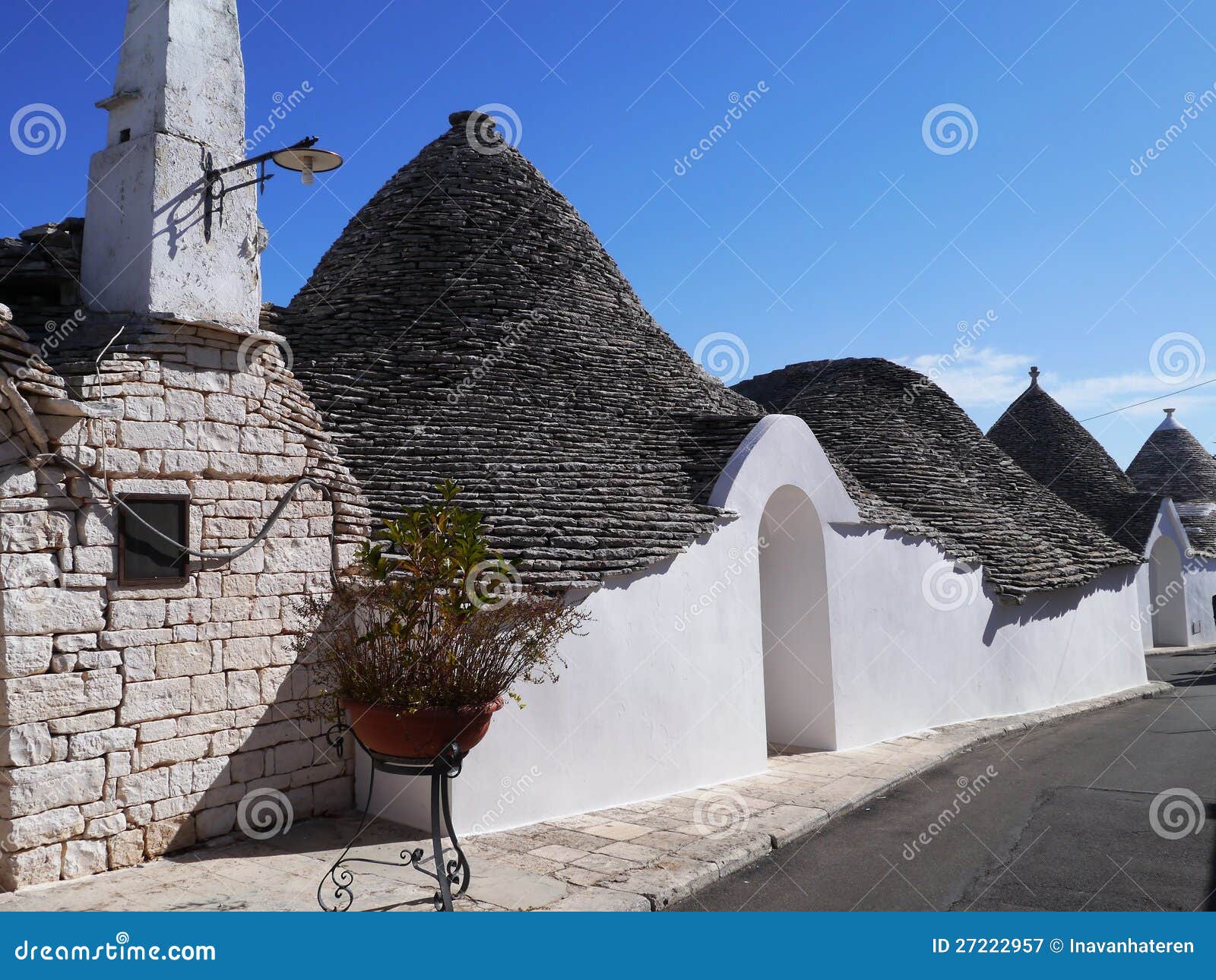 Trulli houses stock image. Image of houses, limestone - 27222957