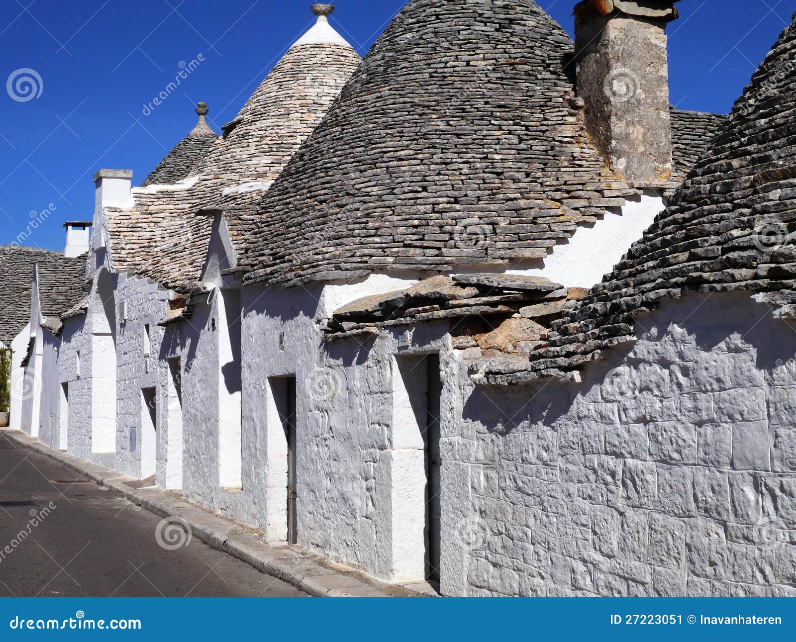Trulli houses stock image. Image of alberello, roof, historic - 27223051