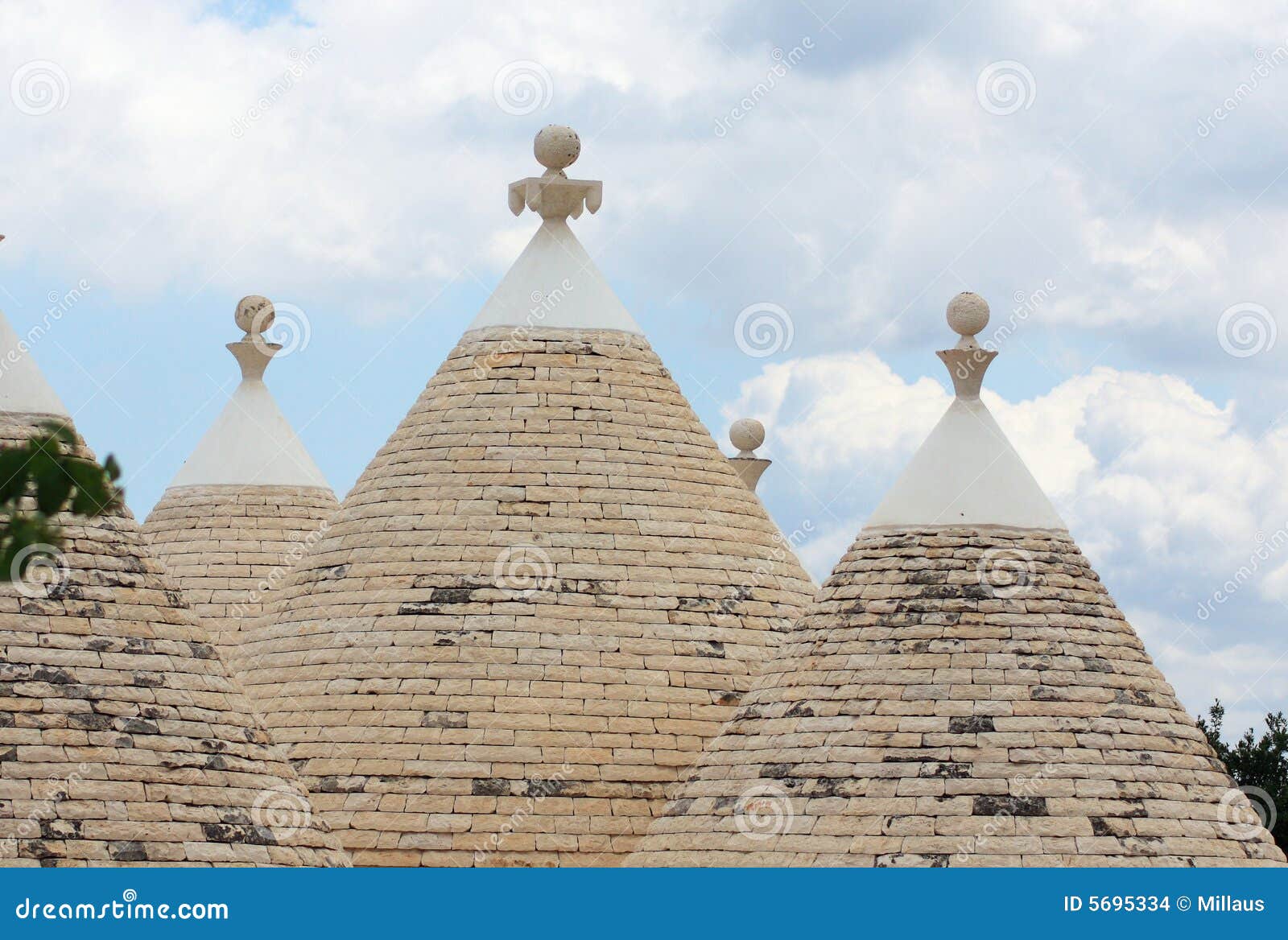 Trulli roofs stock photo. Image of house, stones, houses - 5695334
