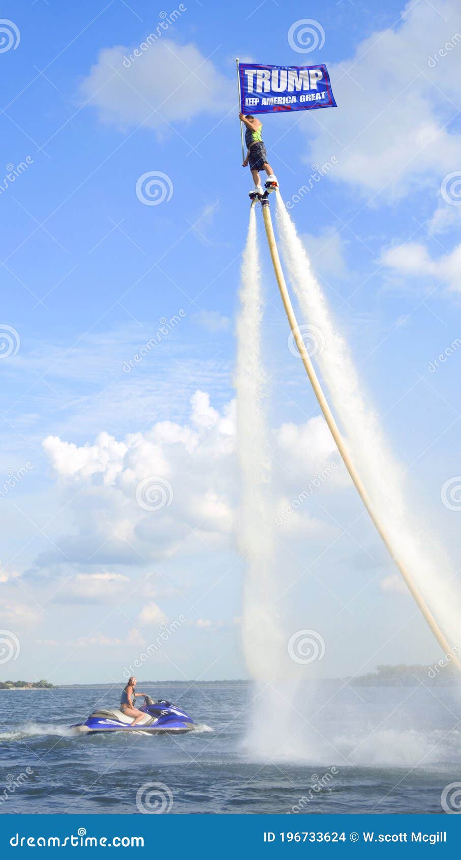 Trump 2020 Flying High editorial stock image. Image of aquatic - 196733624