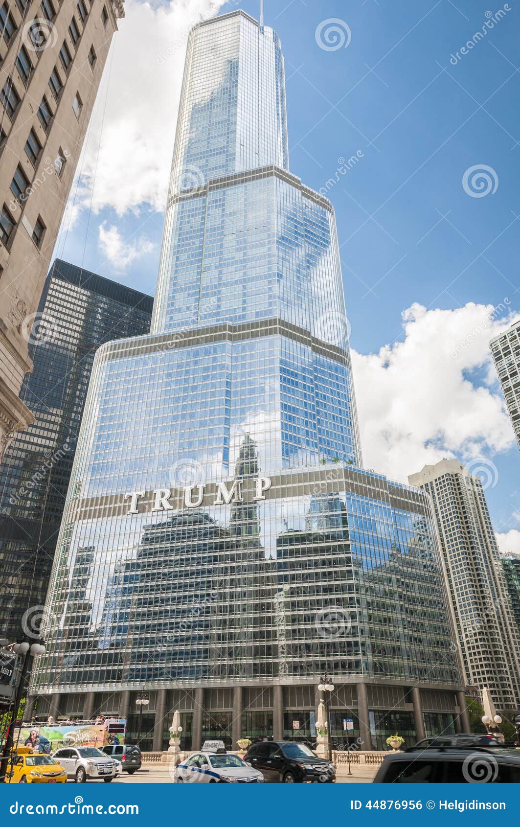 Trump Tower chicago editorial photo. Image of donald - 44876956