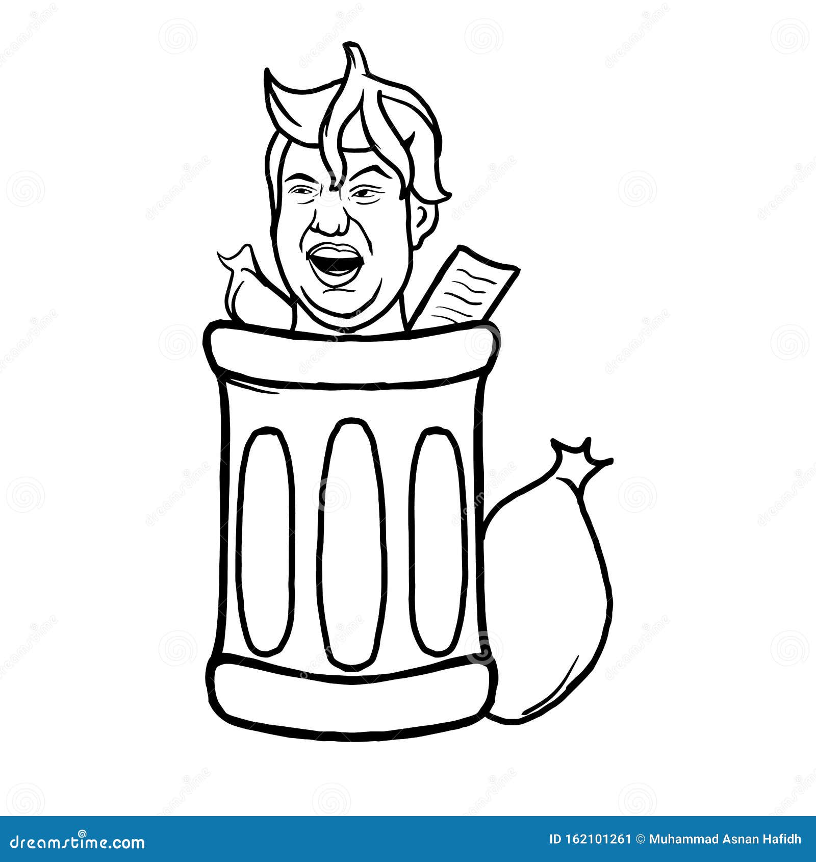 Dump Trump Badge Or Emblem Vector Design. | CartoonDealer.com #107684304
