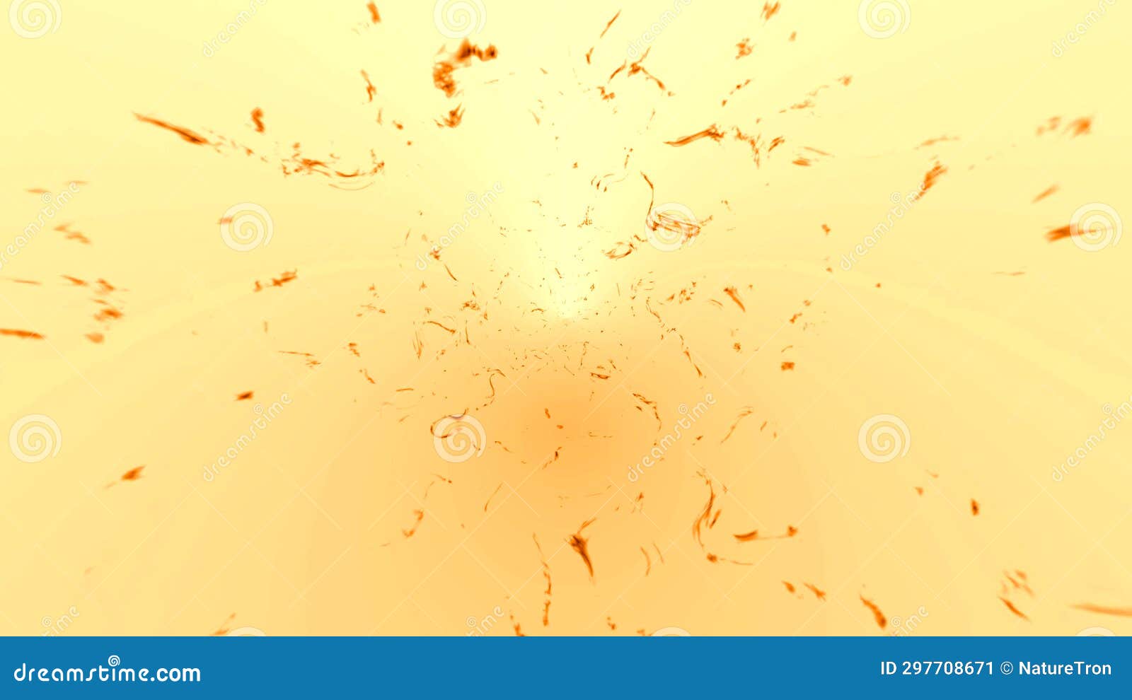 Trump Vortex Effect Pulling Bright Orange Dust Particles, Water into ...