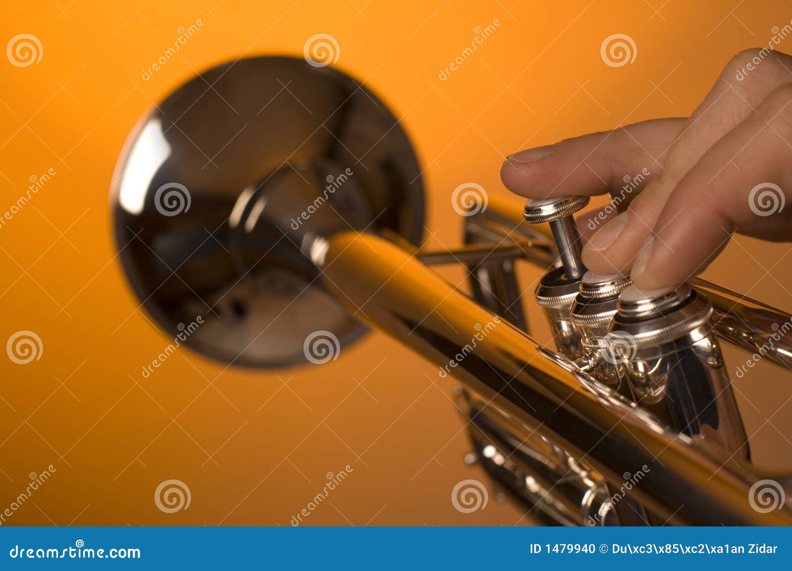 Trumpet stock photo. Image of fanfare, blare, golden, alarm - 1479940