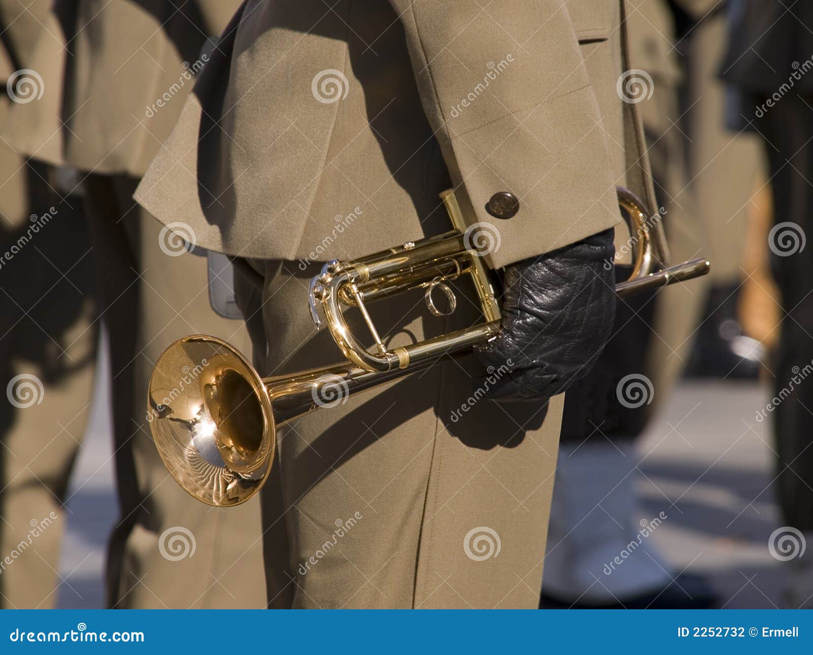 Trumpet stock photo. Image of troops, glory, forces, trumpet - 2252732